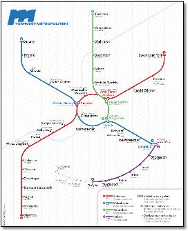 Asia train/ rail maps